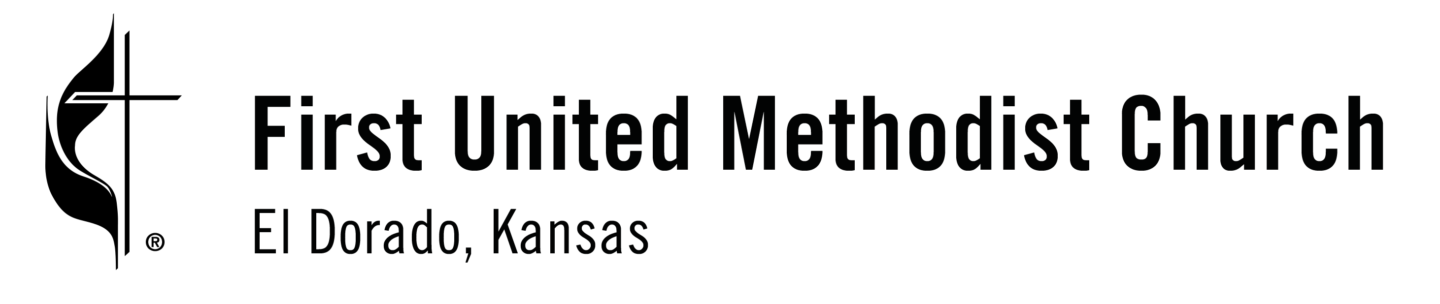 First UMC El Dorado logo_black – First United Methodist Church of El Dorado